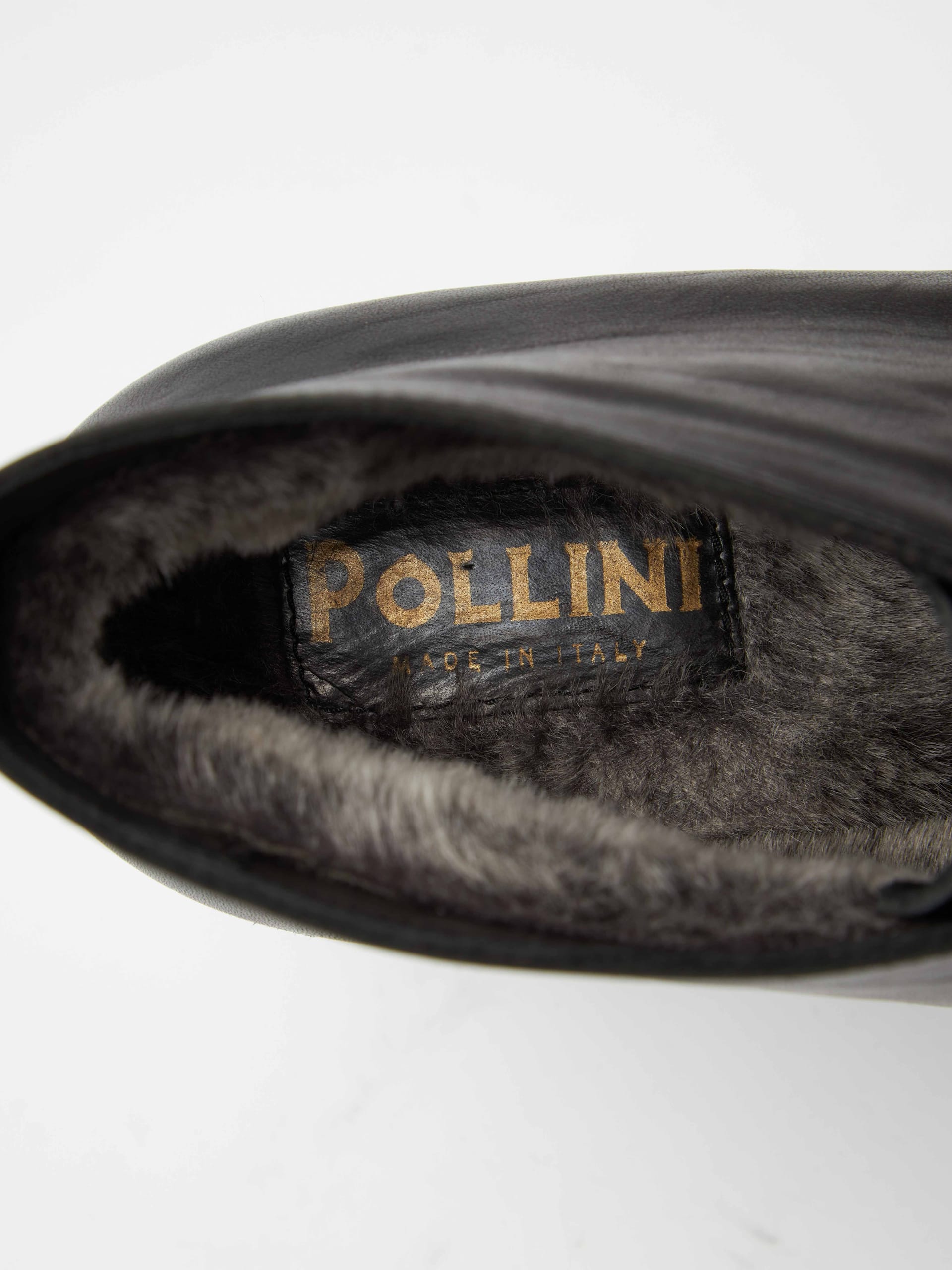 Pollini Black Laced Boots