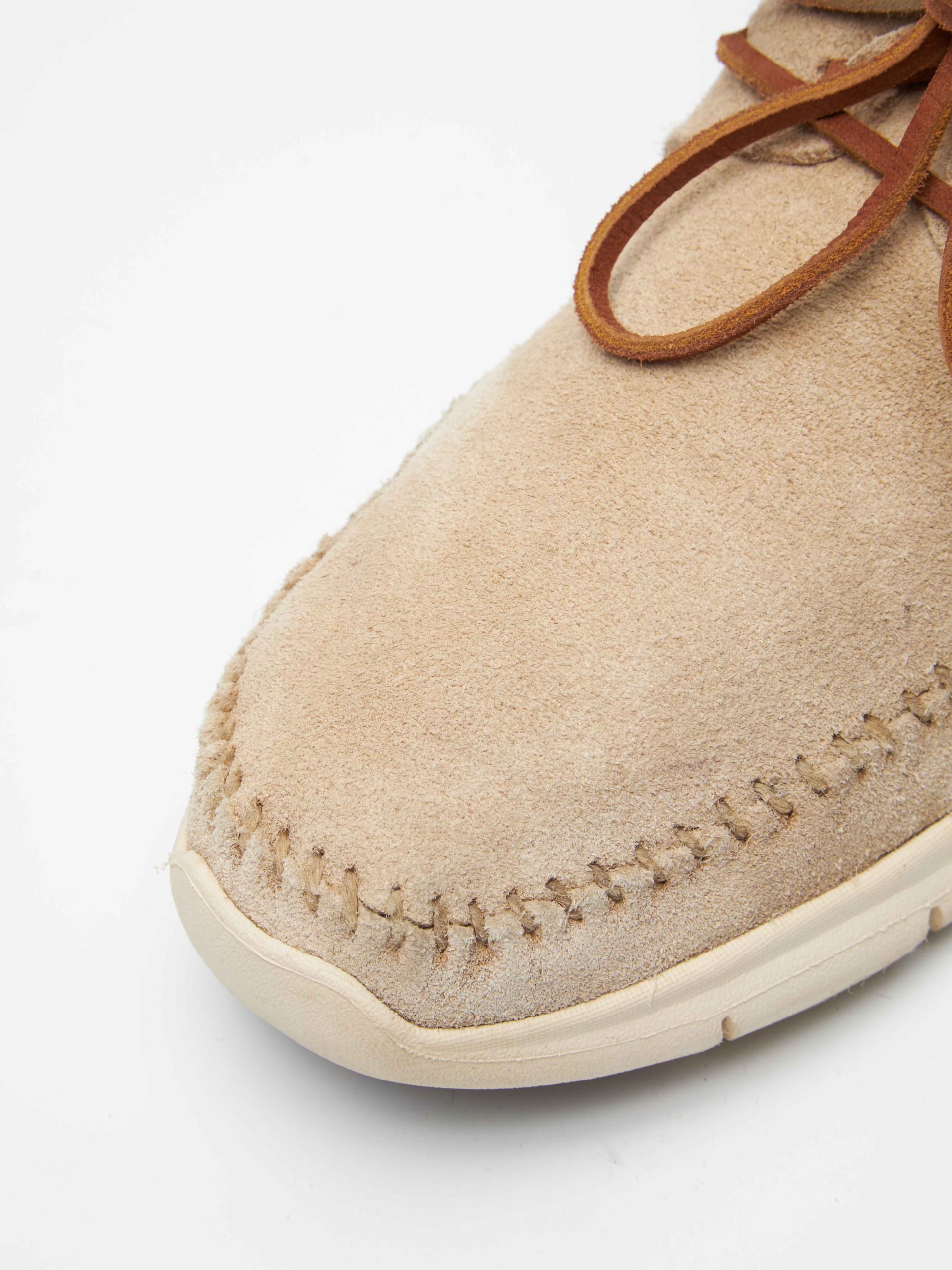Visvim Beige Vibram Sole Suede FBT Boots