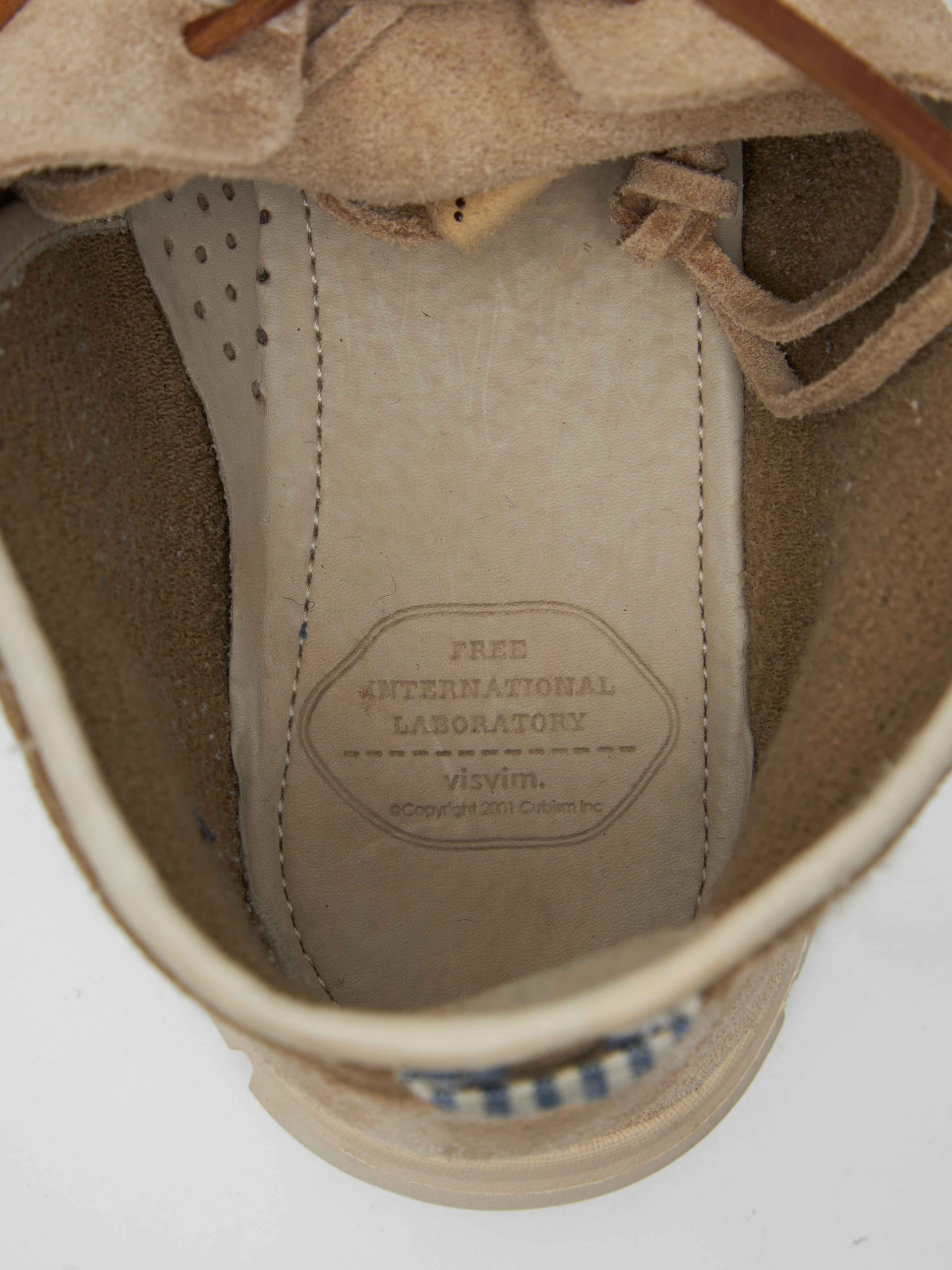 Visvim Beige Vibram Sole Suede FBT Boots