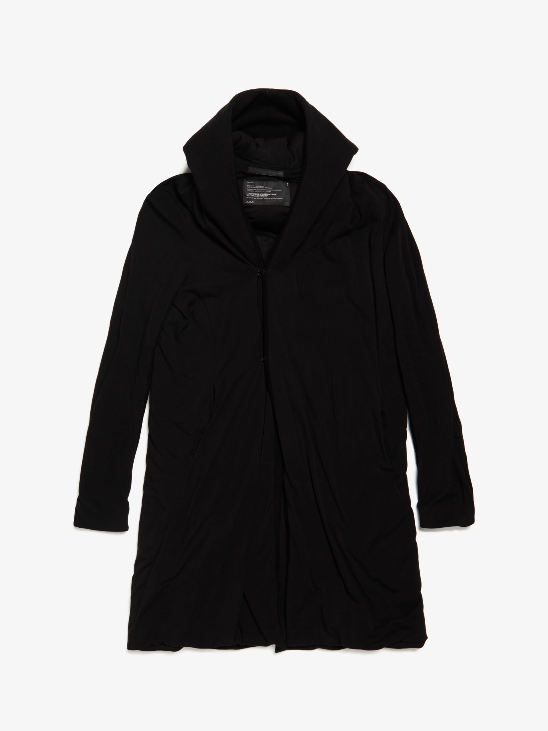 Julius 7 Black Hooded Insulated Robe