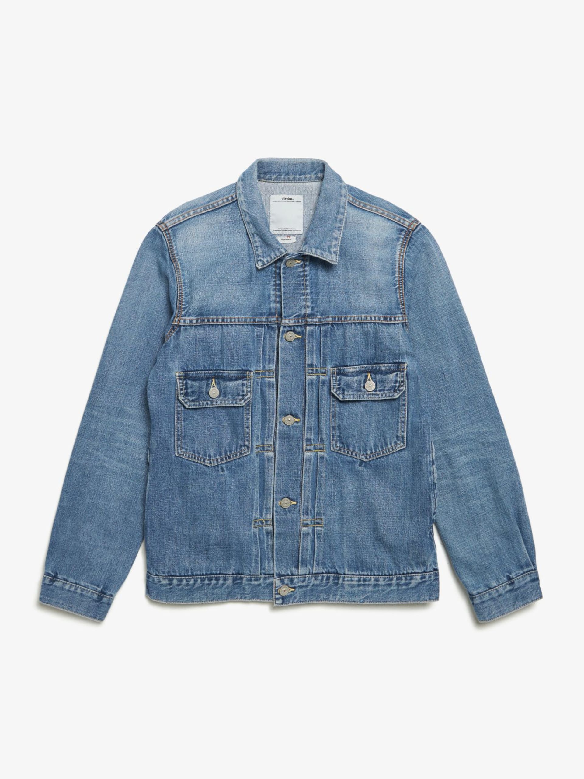 Visvim Blue Safari Cotton Denim Jacket