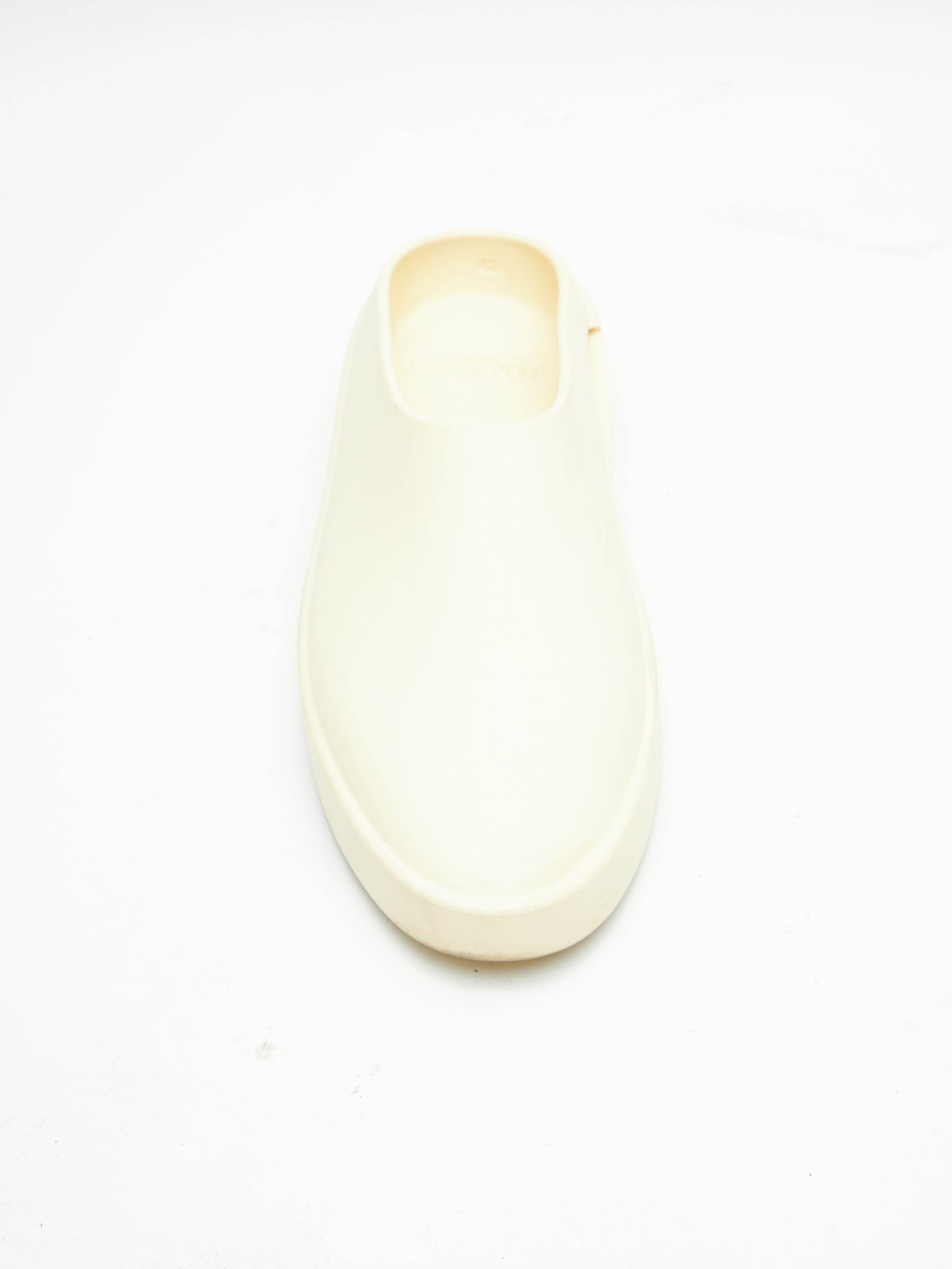 Fear of God Pastel Yellow Rubber Clogs