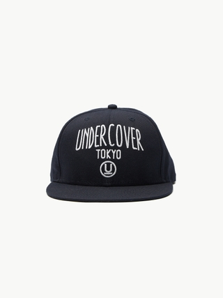Undercover Black Logo Printed Snapback Cap