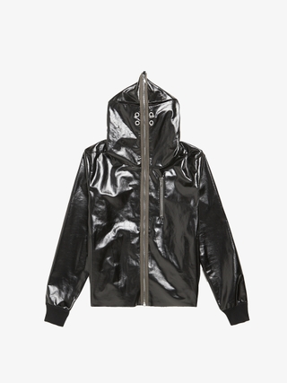 Rick Owens FW22 Strobe Black Full Zipped Cotton and Polyurethane Mask ...