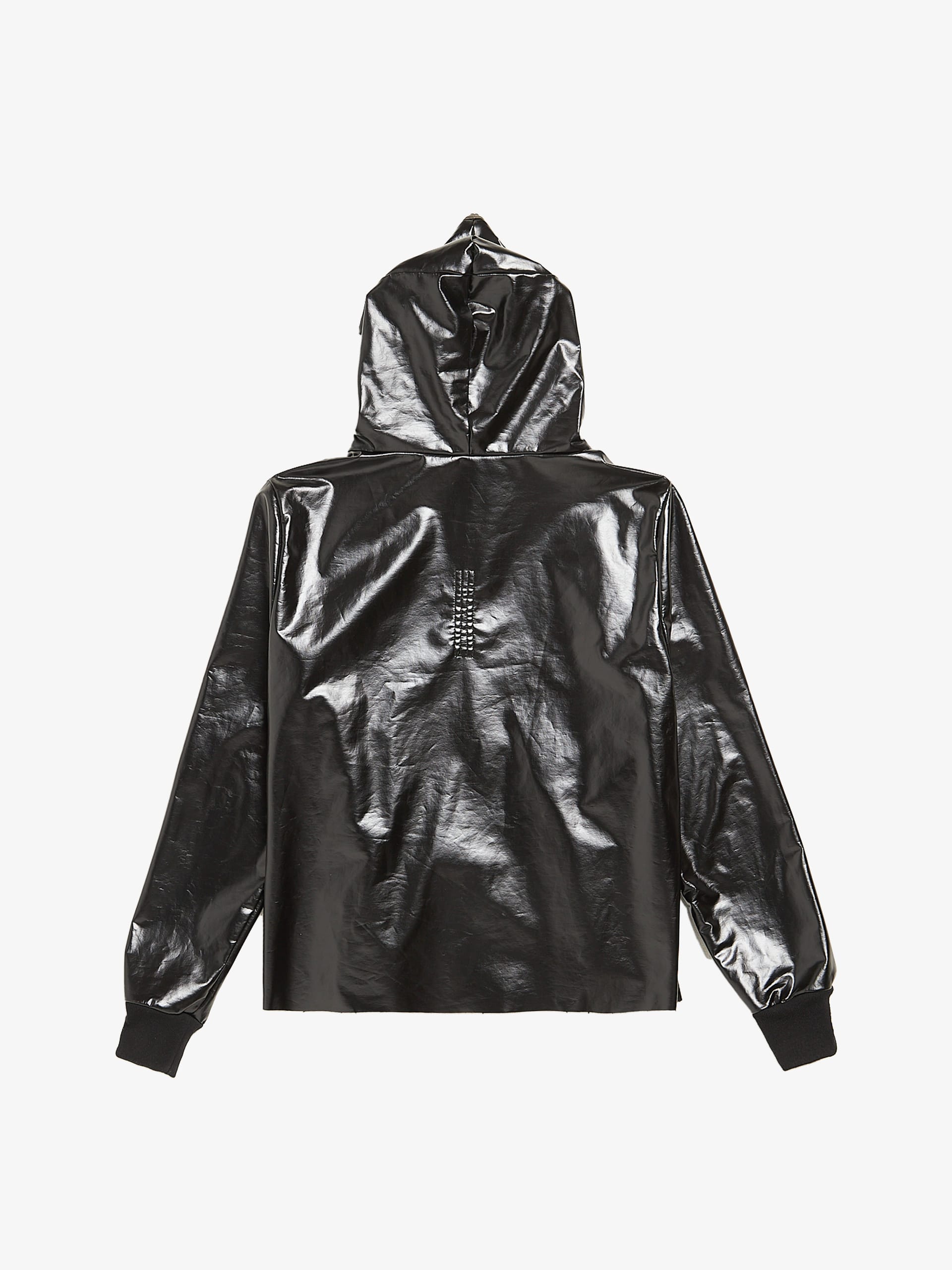 Rick Owens FW22 Strobe Black Full Zipped Cotton and Polyurethane Mask ...