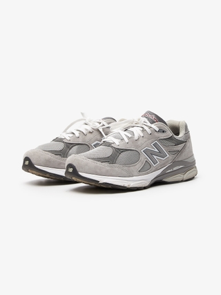 New Balance Gray 990 V3 Sneakers