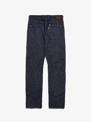 Grunge John Orchestra Navy Back Patch Detailed Cotton Denim Jeans