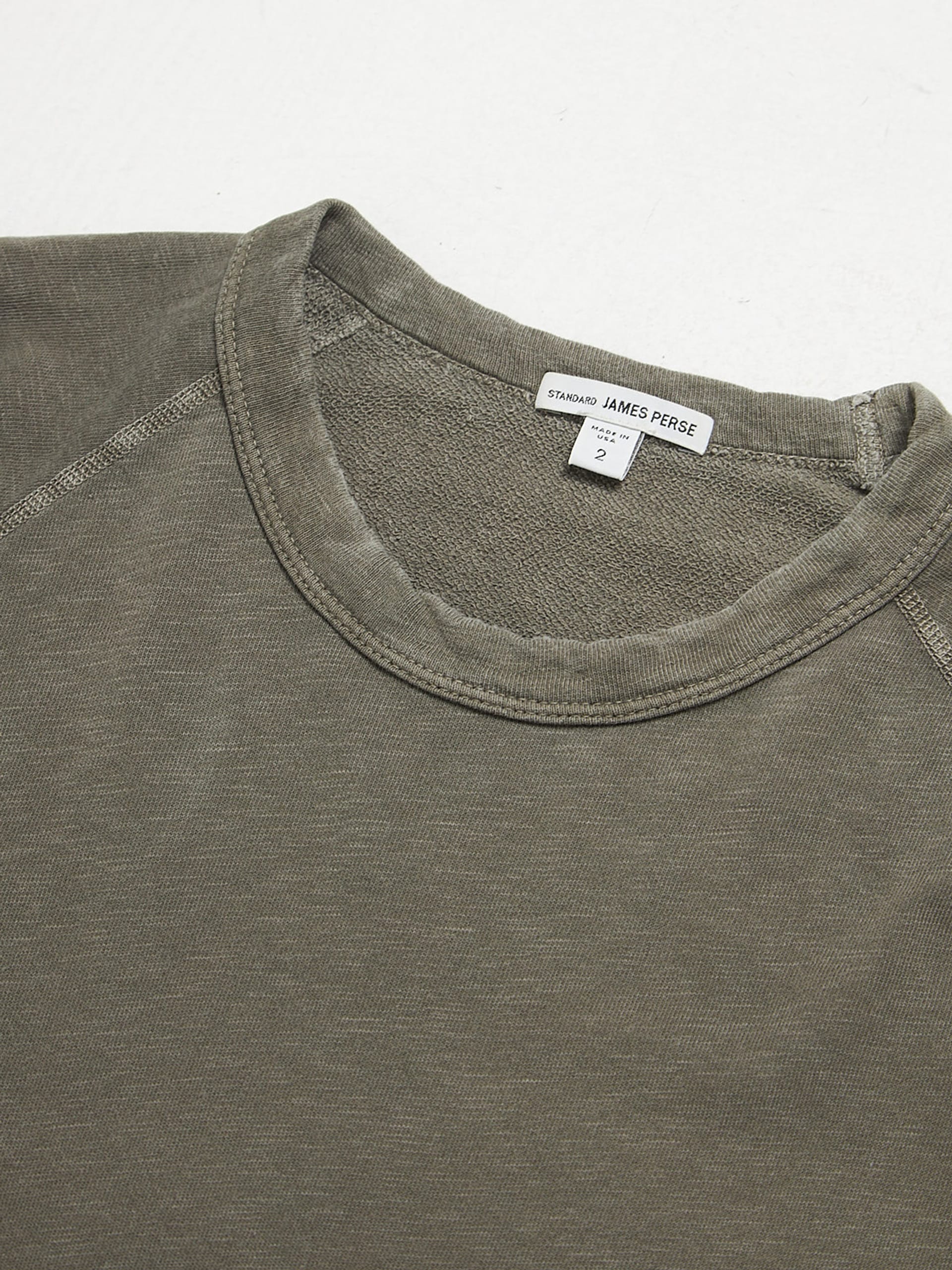 James Perse Gray Raglan Sweater