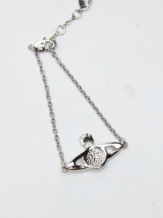 Vivienne Westwood Silver Mini Bas Relief Chain Bracelet