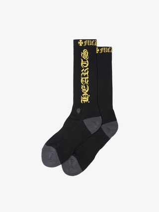 Chrome Hearts Pack Of Black And Gray Logo Printed Socks
