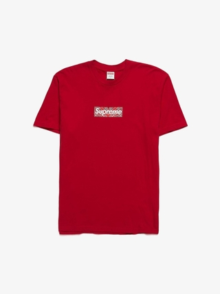 Supreme Red Box Logo Printed Cotton T-Shirt
