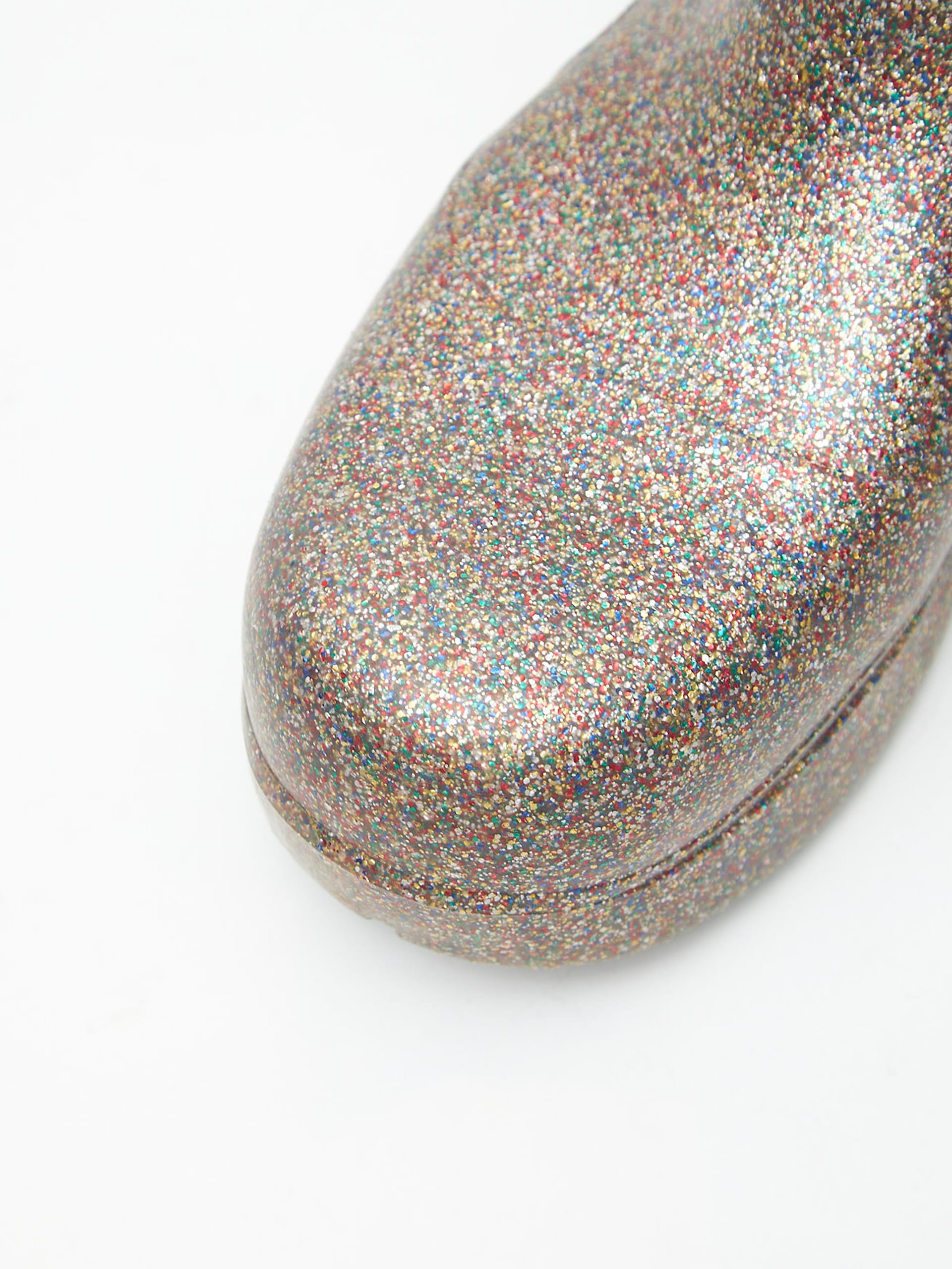 Bottega Veneta Multicolor Sparkle Rubber Puddle Boots