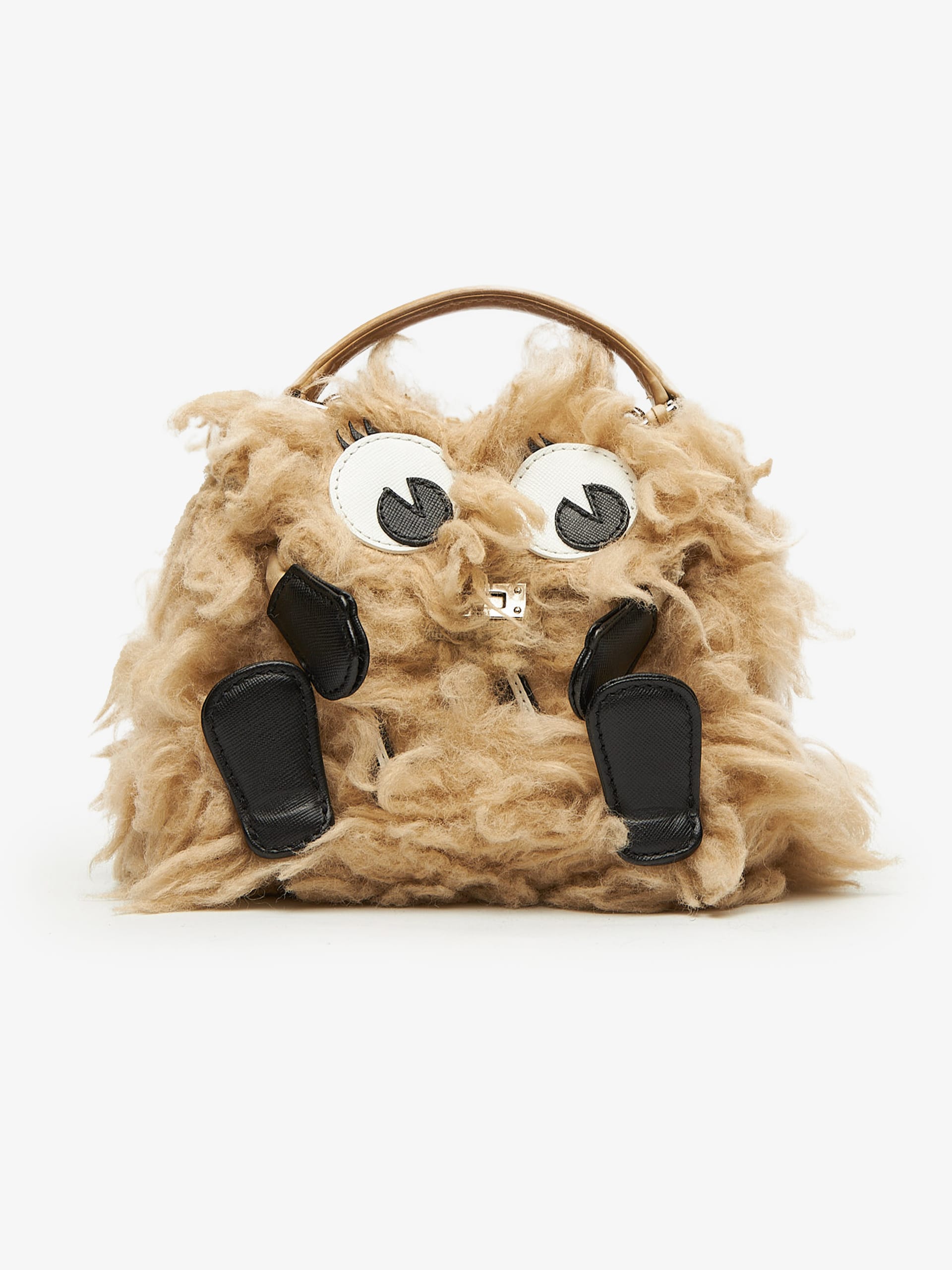 READYMADE Beige Fluffy Monster Bag