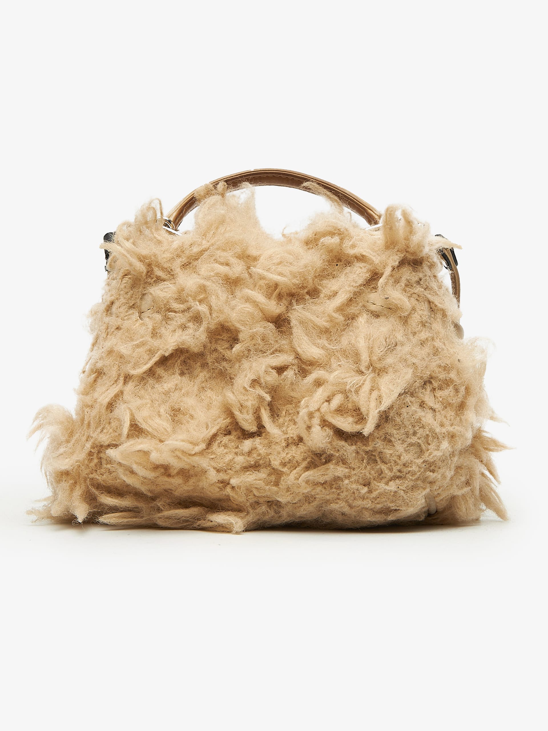 READYMADE Beige Fluffy Monster Bag