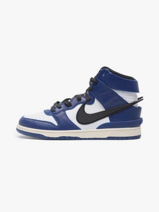 Nike Blue and White High Top Sneakers