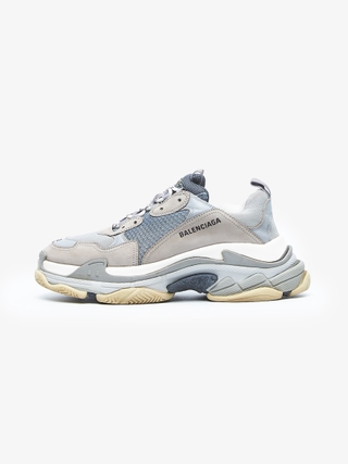 Balenciaga Gray Triple S Sneakers