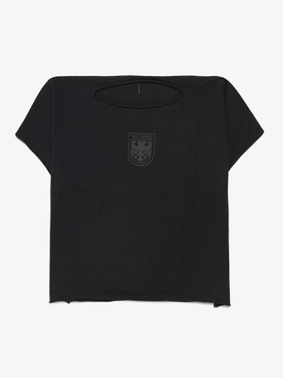 YZY Black Vultures Logo Printed Cotton Tank Top