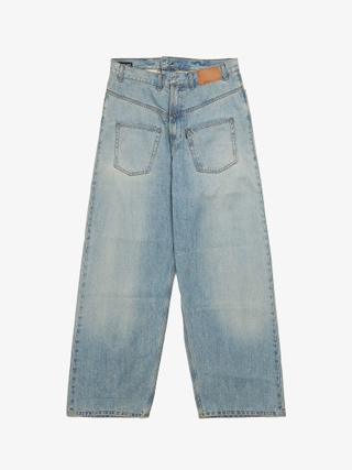 Project GR Coated Backward Denim - Blue