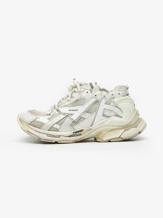 Balenciaga Dirty White Runner Sneakers