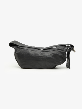 Ys (Yamamoto) Black Leather Crossbody Bag