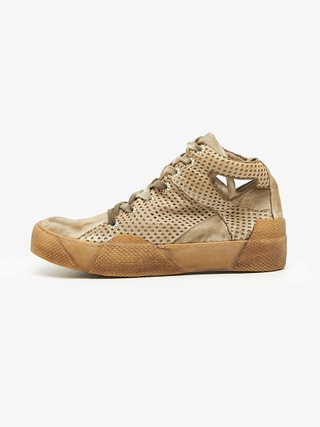 Rick Owens Black and Milk Geobasket Mega Bumper Sneakers Rick Owens Black and Milk Geobasket Mega Bumper Sneakers