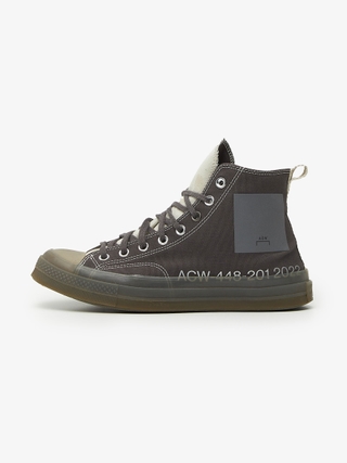 Converse Gray Gel Sole Detailed High Sneakers