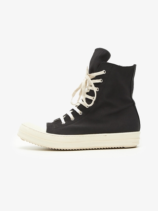 Rick Owens Drkshdw Black Ramones High Top Sneakers Rick Owens Drkshdw Black Ramones High Top Sneakers