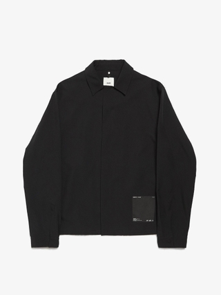 Oamc Black Boxy Painting Patch Polyester Shirt