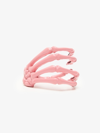 Raf Simons Pink Bone Hand Metal Braselet